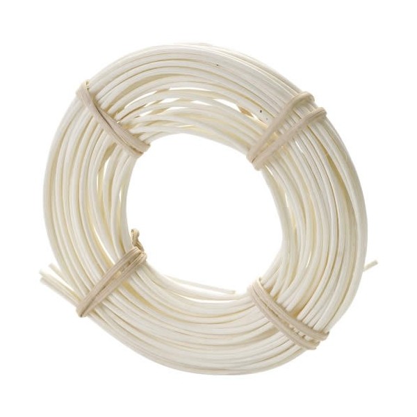 Rotin pour vannerie et décoration 1.7mm, blanc